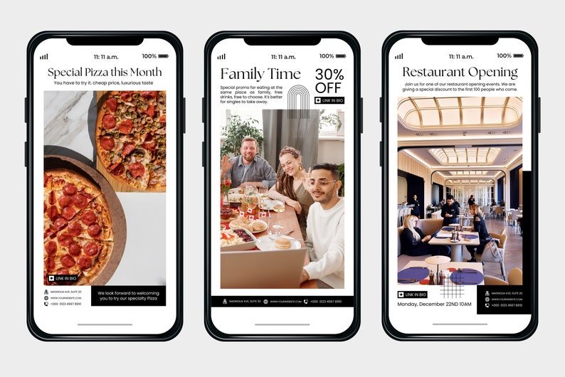 Restaurant Canva, Restaurant Social Media, Restaurant Instagram ...