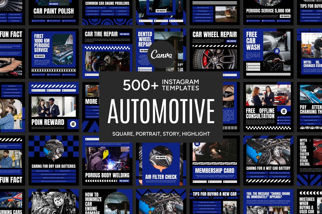 Canva Automotive, Social Media Automotive, Instagram Automotive ...