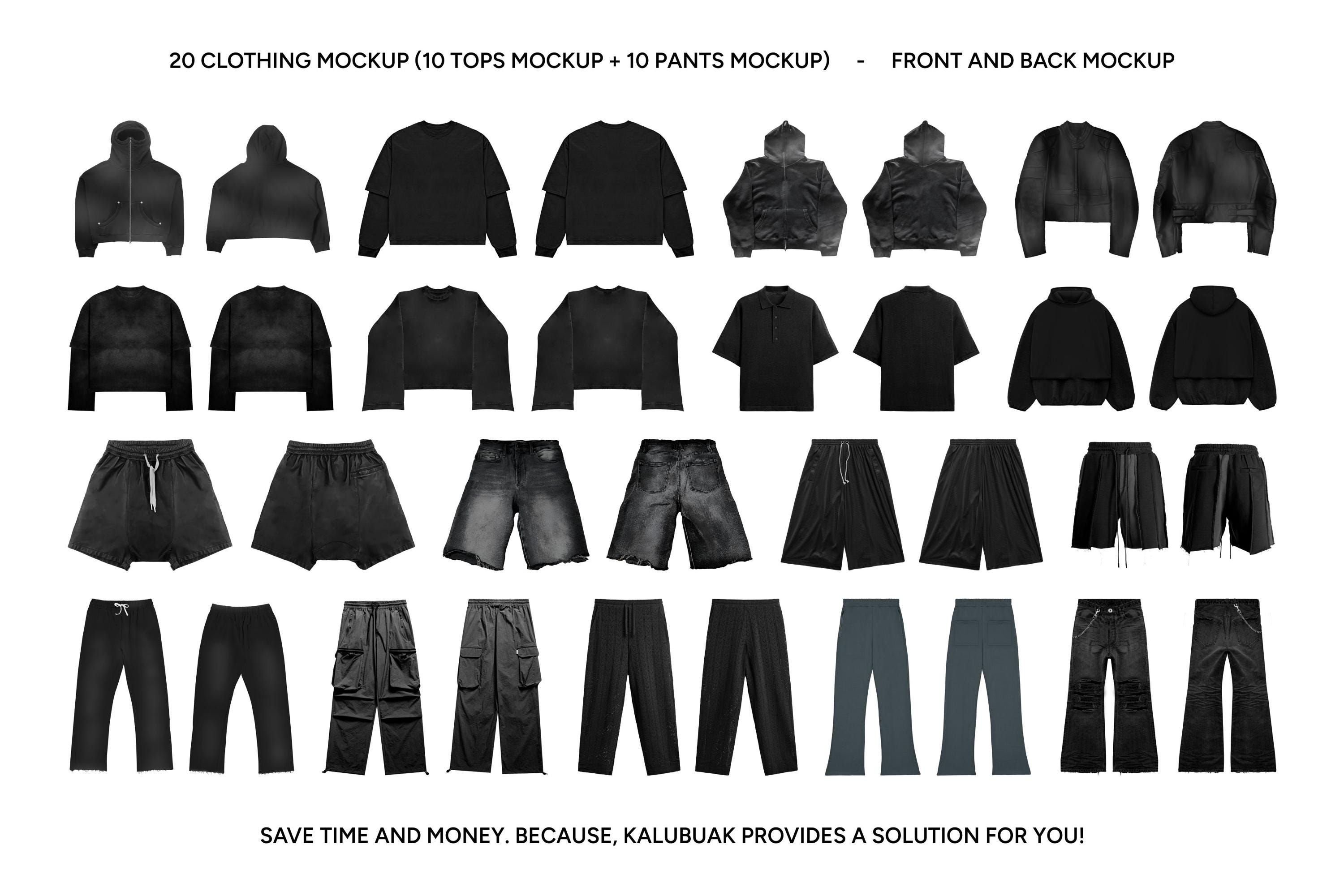 Realistic Clothing Mockup, Realistic Design, Realistic Streetwear ...