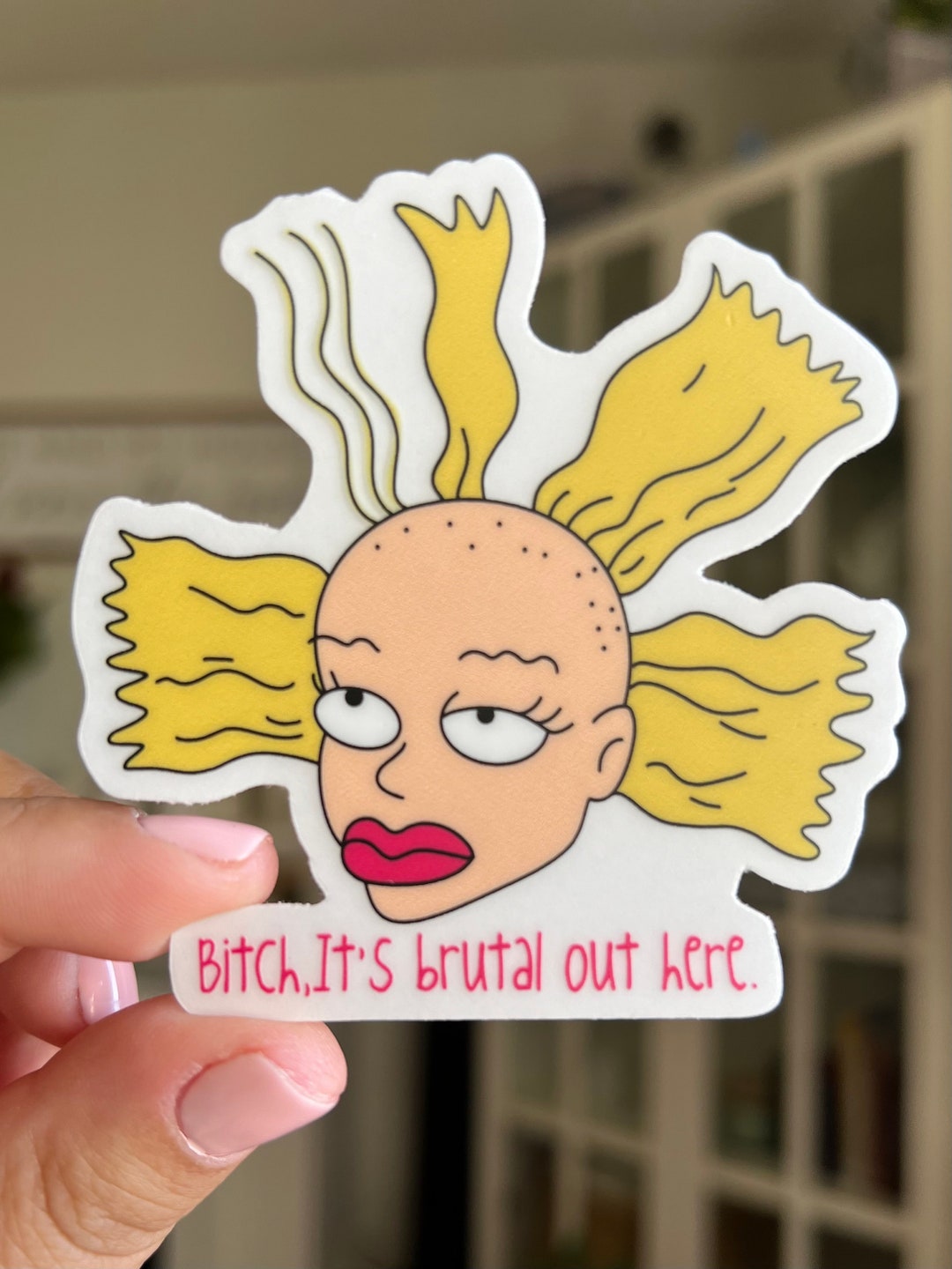 Malibu, Malibu Barbie,angelica, Rugrats, Angelica Pickles, Sticker ...