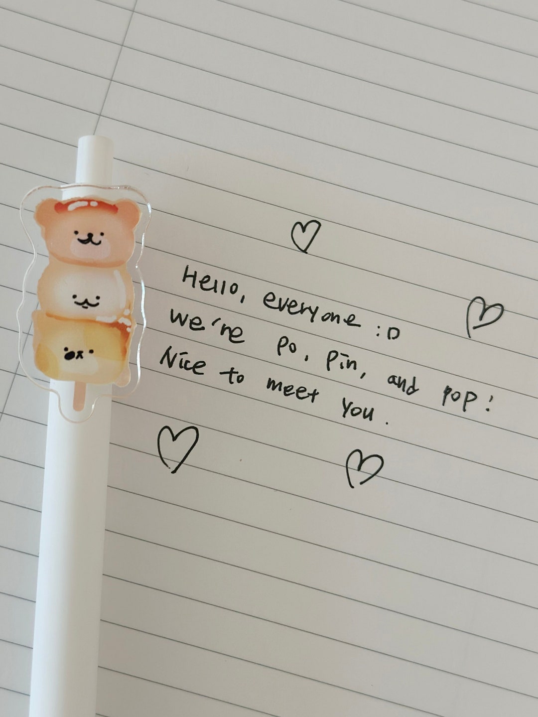 Popinpop Gel Pen, Gel Pen, Ballpoint Pen, Pens, Dango, Mochi, Cute Pens ...