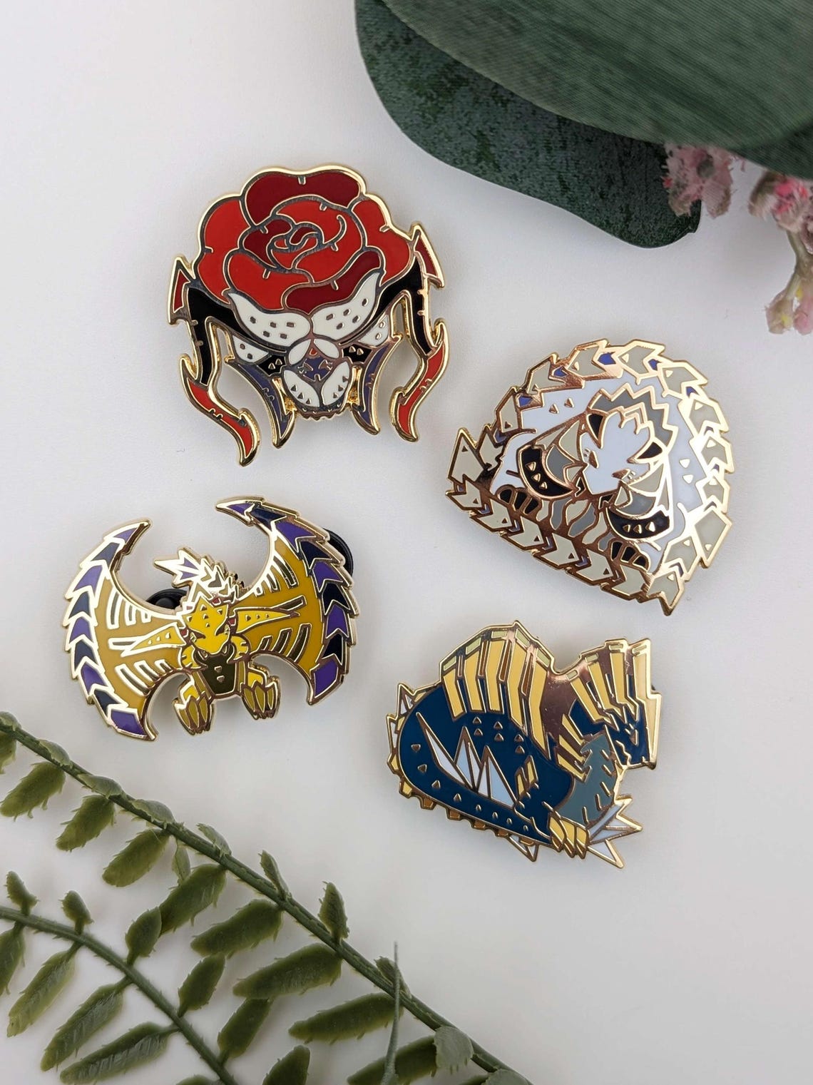 Monhun Wilds Enamel Pins - Etsy