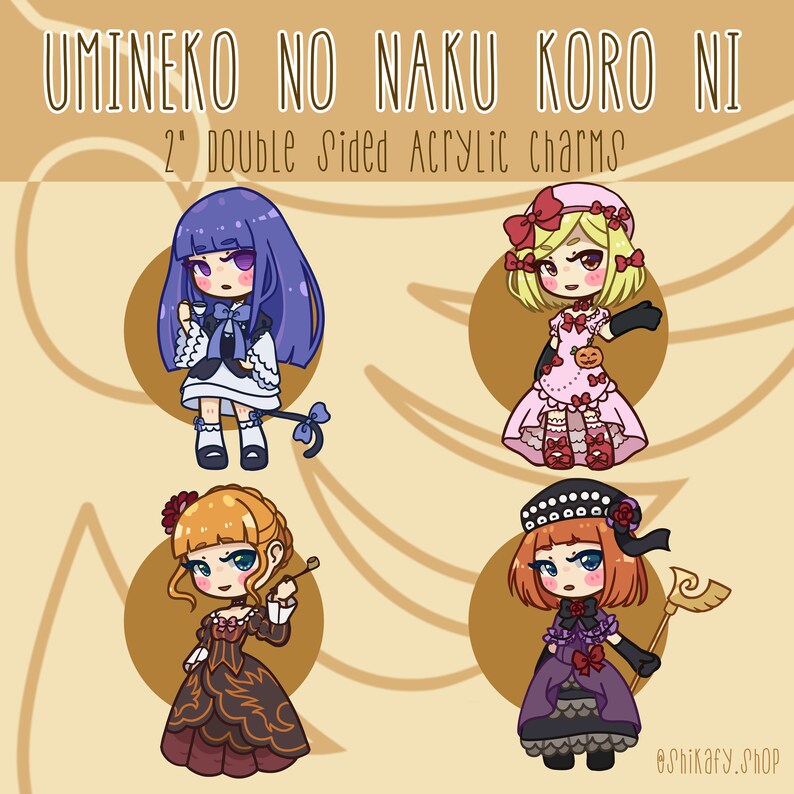 Umineko Witch Charms - Etsy