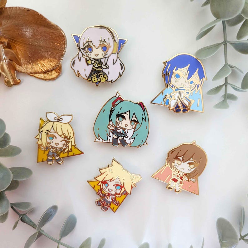 Vocaloid Enamel Pins - Etsy