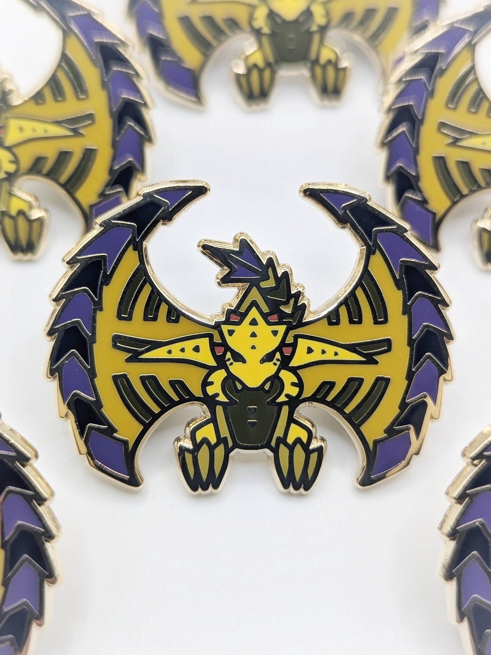 Monhun Wilds Enamel Pins - Etsy