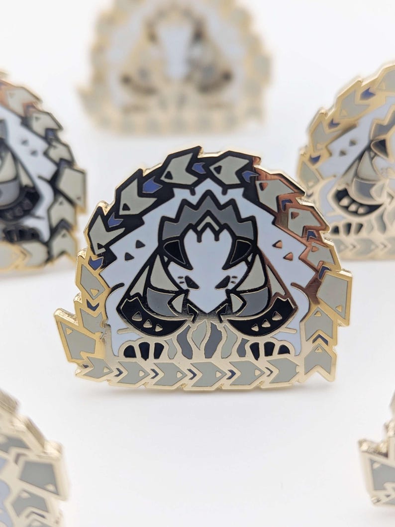 Monhun Wilds Enamel Pins - Etsy