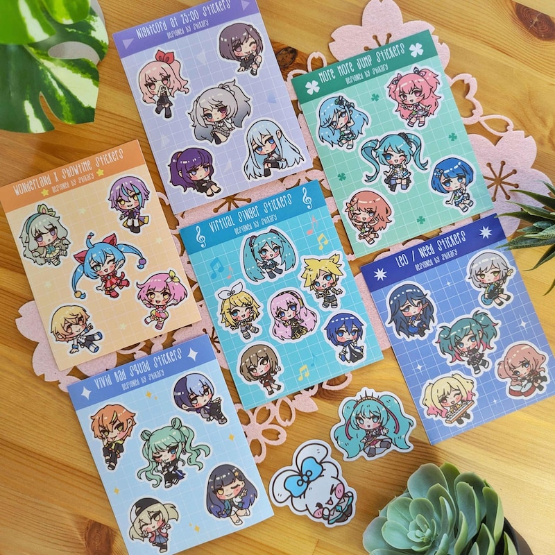 Project Sekai Stickers - Etsy