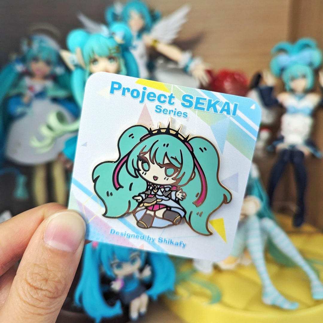 Proseka Anniversary Miku Enamel Pin - Etsy