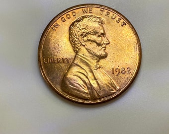 1982 Lincoln Memorial Penny Cent Set All Types, 82 Small Date, Large ...