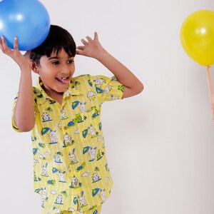 Cottom Hand Block Printed Co-ord Set for Boys | Summer Shirts for Kids ...