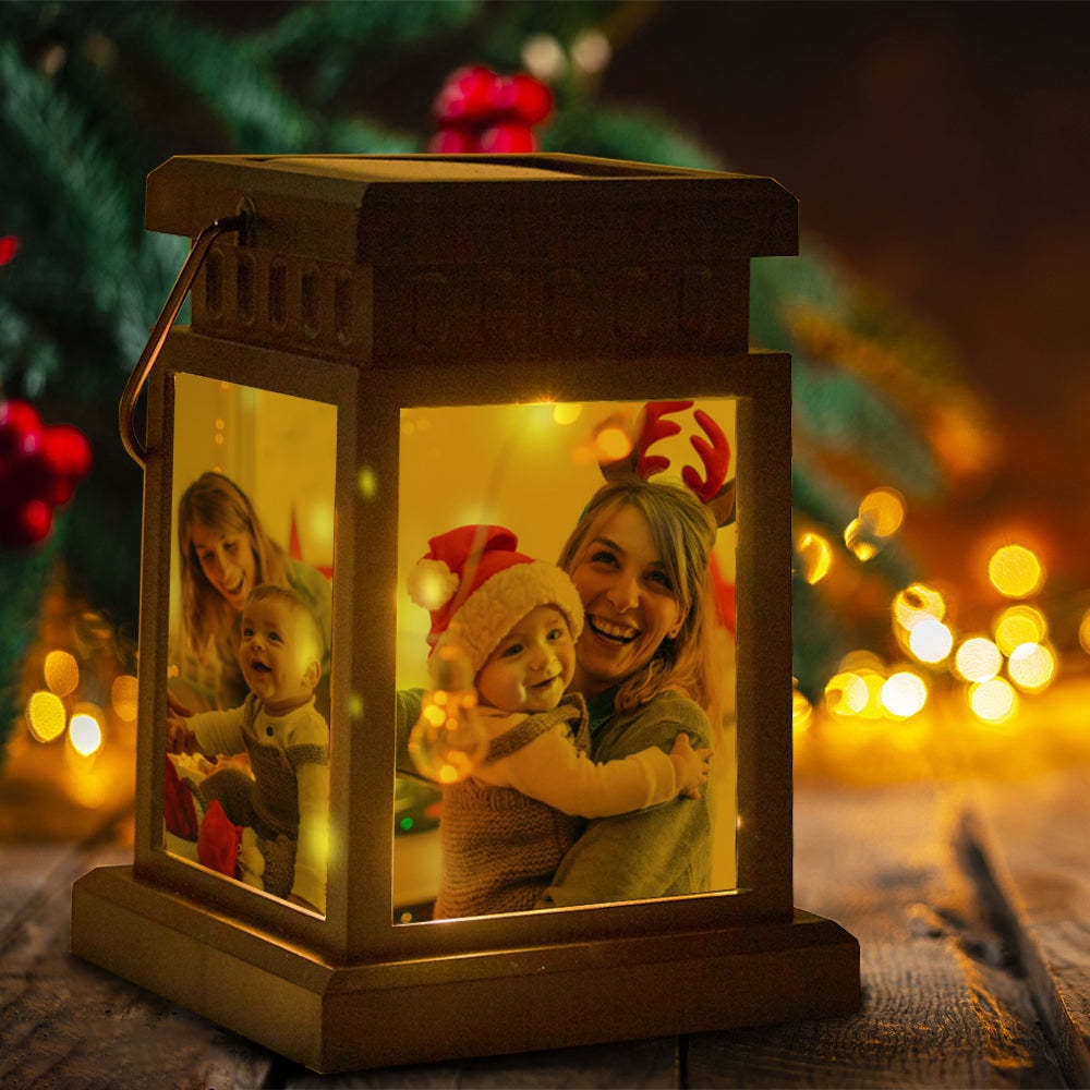 Anniversary Gifts, Personalized Photo Lantern Nightlight Lamp Memorial ...