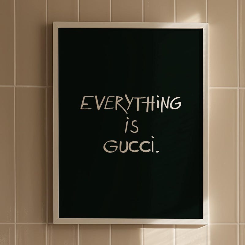 Gucci Wall Art - Etsy