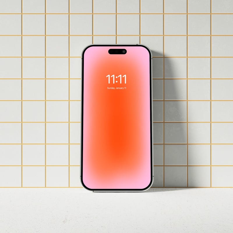 iPhone Pink Aura Wallpaper - Etsy