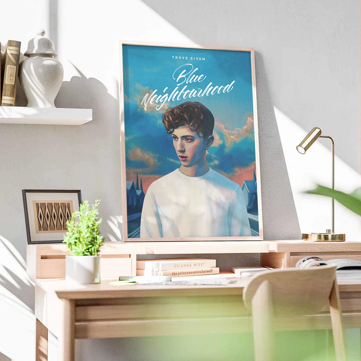 Blue Neighbourhood by Troye Sivan - Troye Sivan Poster - Album Art ...