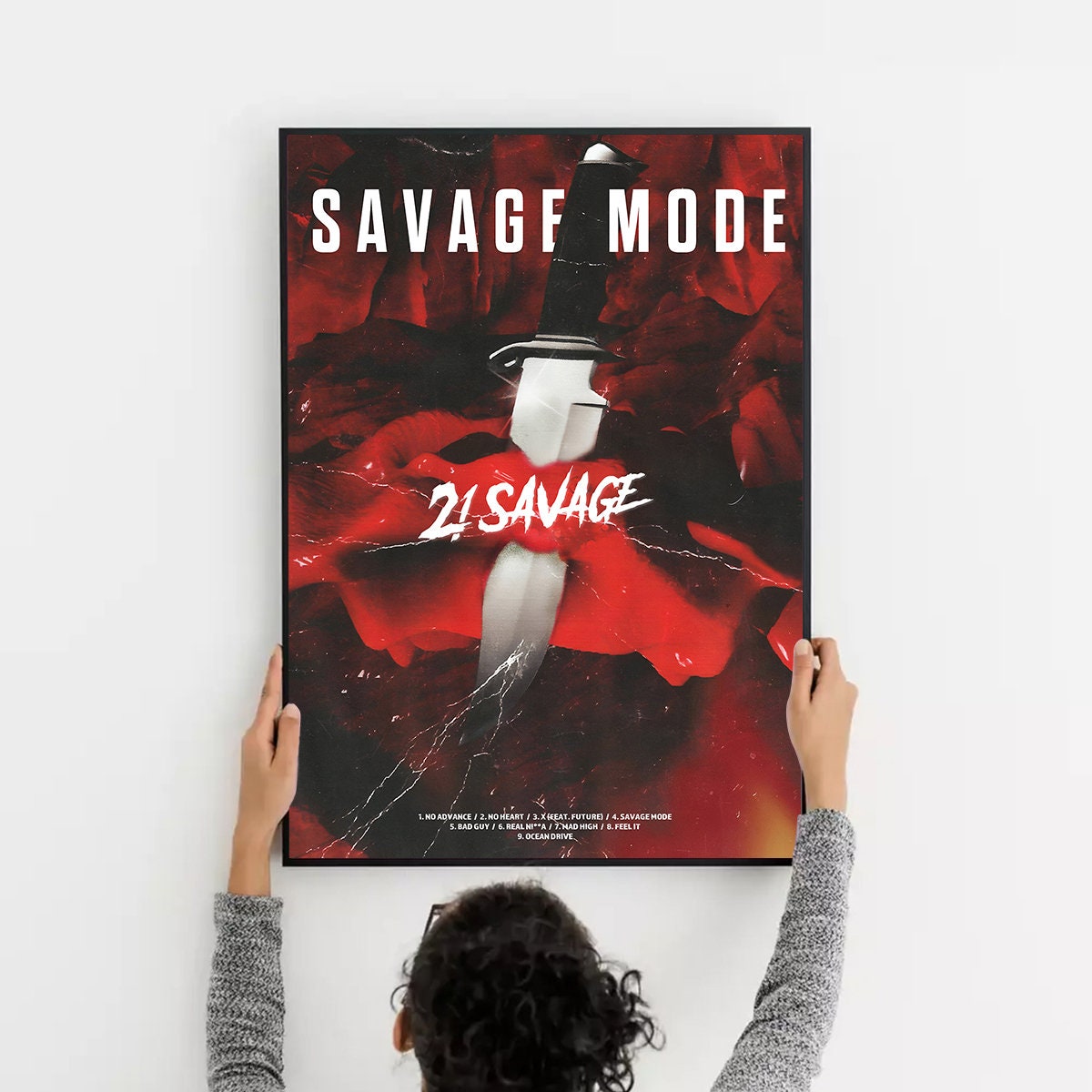 21 Savage & Metro Boomin Savage Mode Poster - Album Art Poster sold by ...