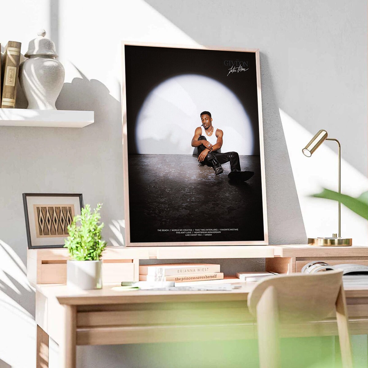 Giveon TAKE TIME Album Art Poster - Album Cover sold by DaniePhillips ...