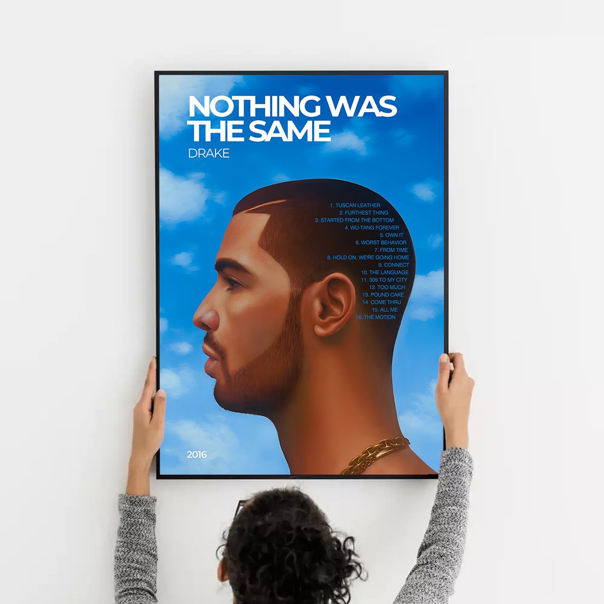 Nothing Was The Same Poster - Drake Poster - Album Minimalism Poster ...
