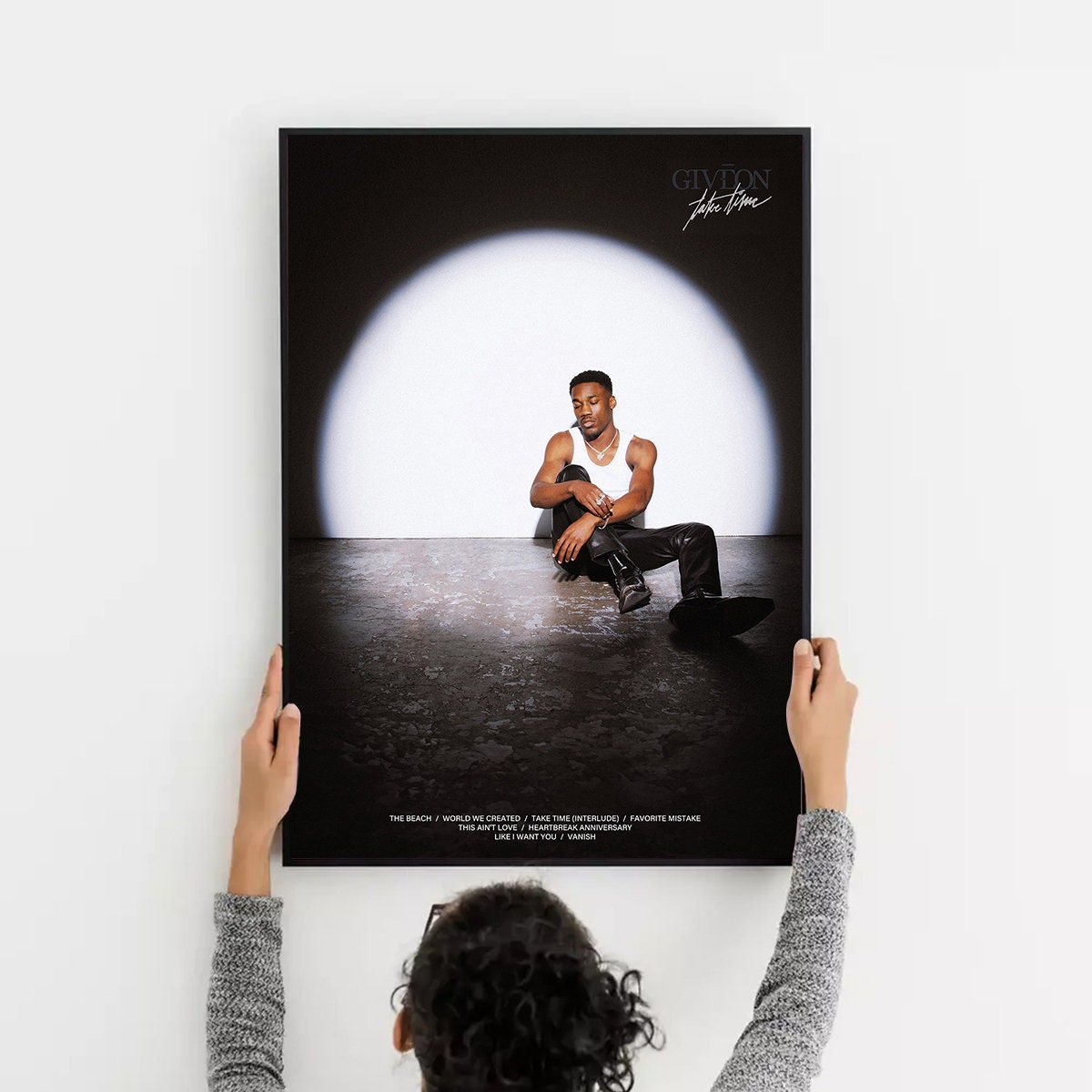 Giveon TAKE TIME Album Art Poster - Album Cover sold by DaniePhillips ...
