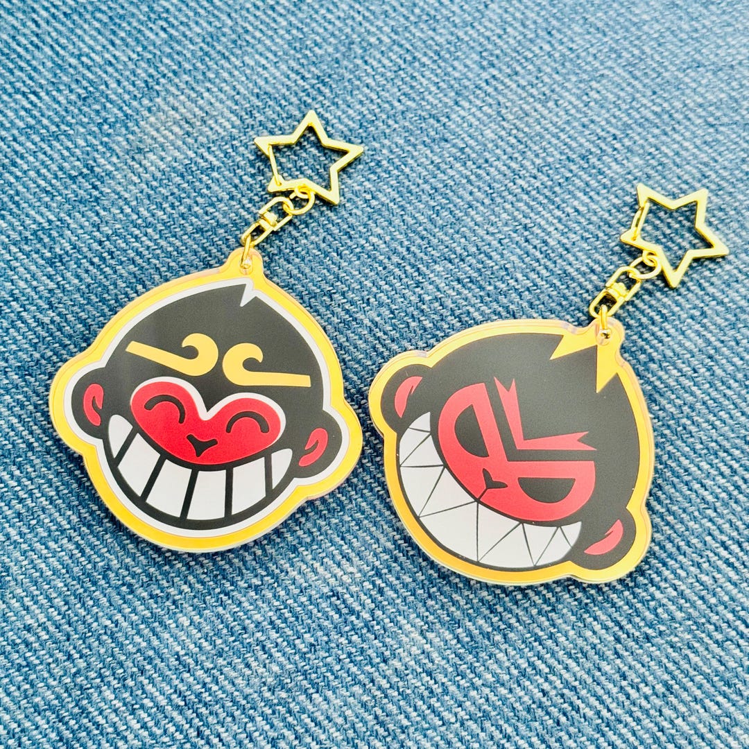 Monkey King Keychain, Holographic Keychain, Monkie Fans Gift ...