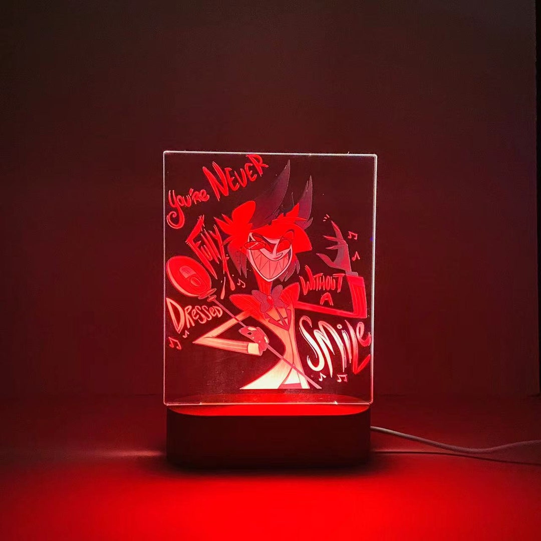 Hazbin Hotel Alastor Night Light, Gift for Gamers, Christmas Gift ...