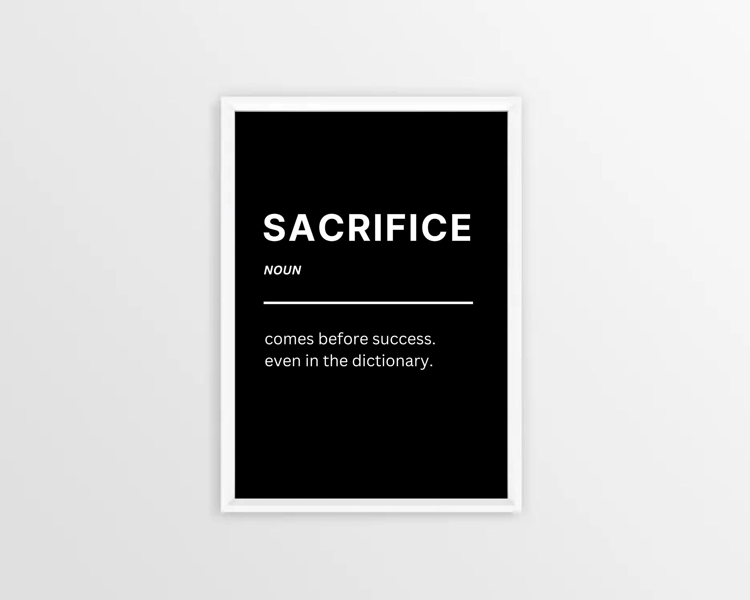 Motivational Poster Digital Print - Inspirational Quote Artwork - 3 ...