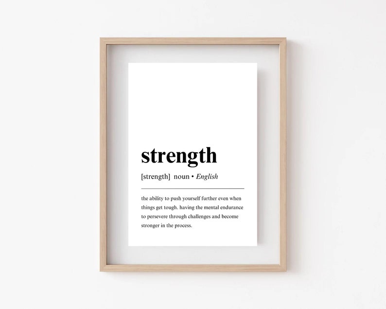 Gym Wall Art/motivational Office, Definition Posters, Gift for Gym Rats ...