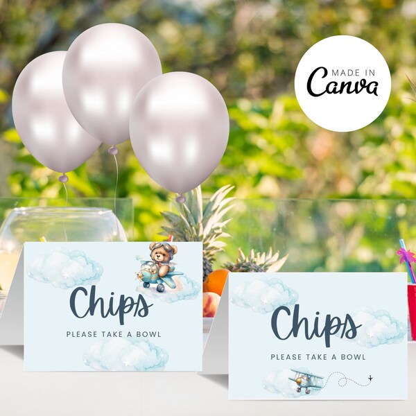 Airplane Food Label - Etsy