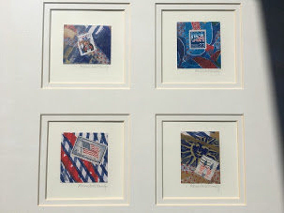 Karen Scott Browdy Original Artwork Mixed Media Signed and Matted - Etsy