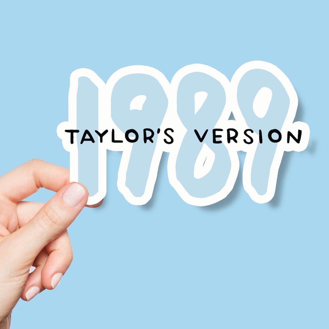 1989 Sticker Eras Tour Stickers Water Bottle Waterproof - Etsy