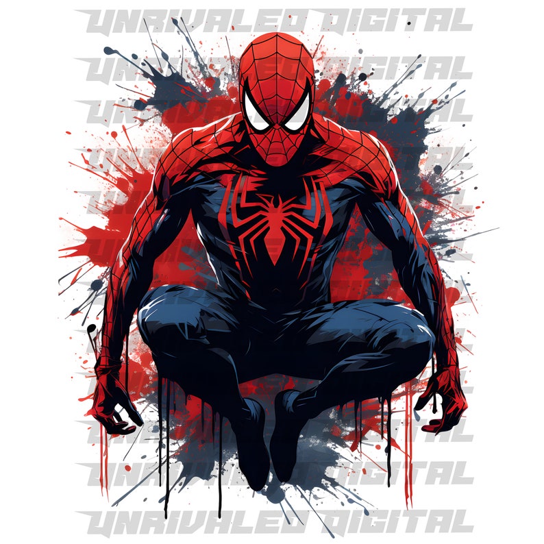 Spiderman 5 PNG Pack / Superhéroe / Fondo transparente / - Etsy México
