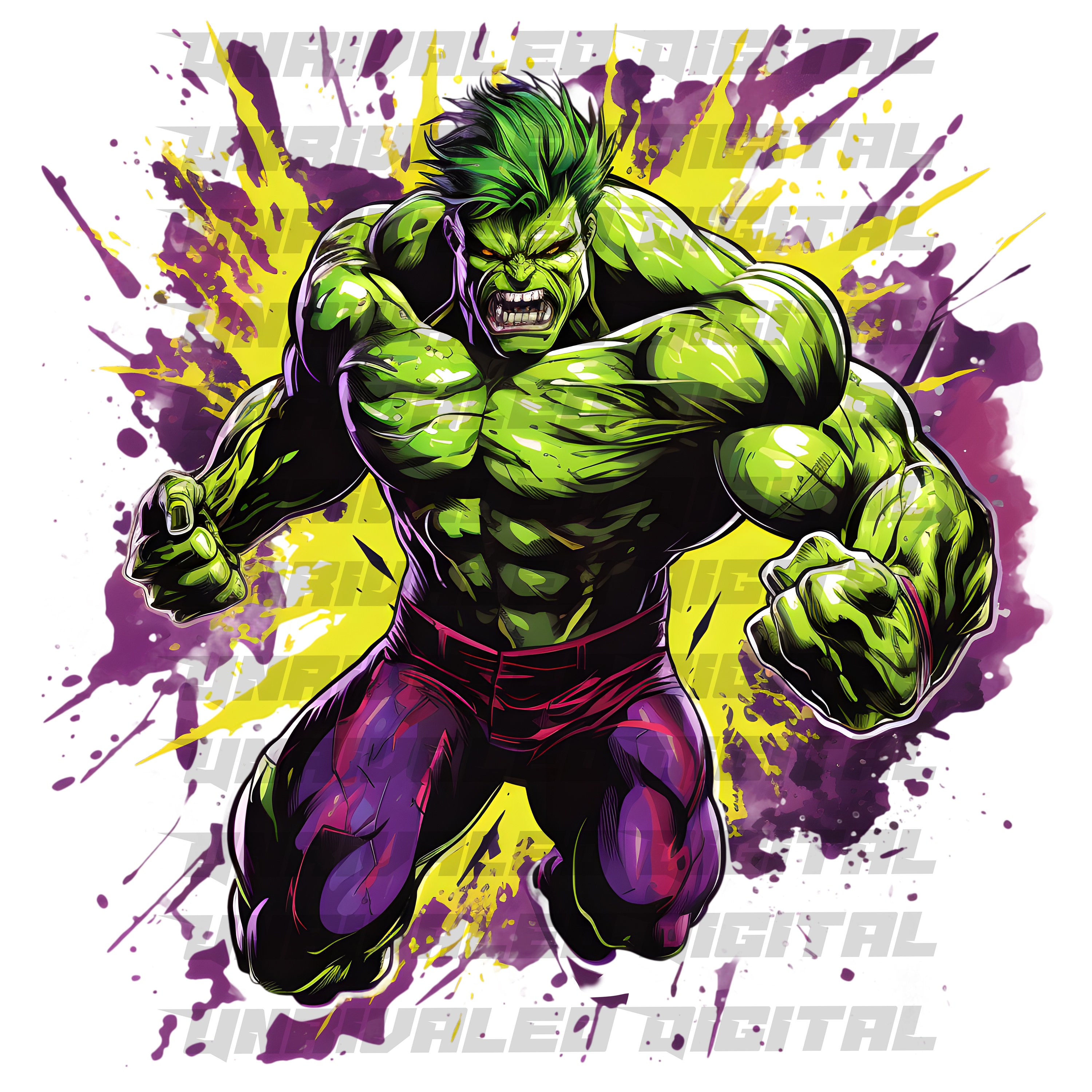 Hulk Superhero Logo