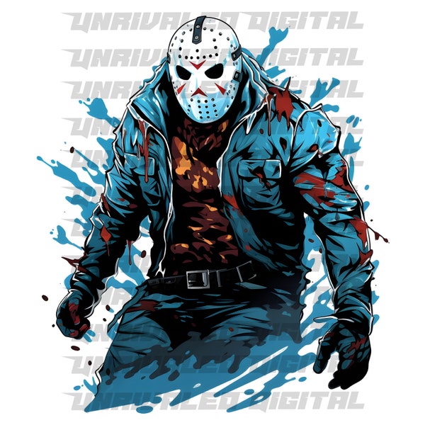 Jason Voorhees Logo - Etsy