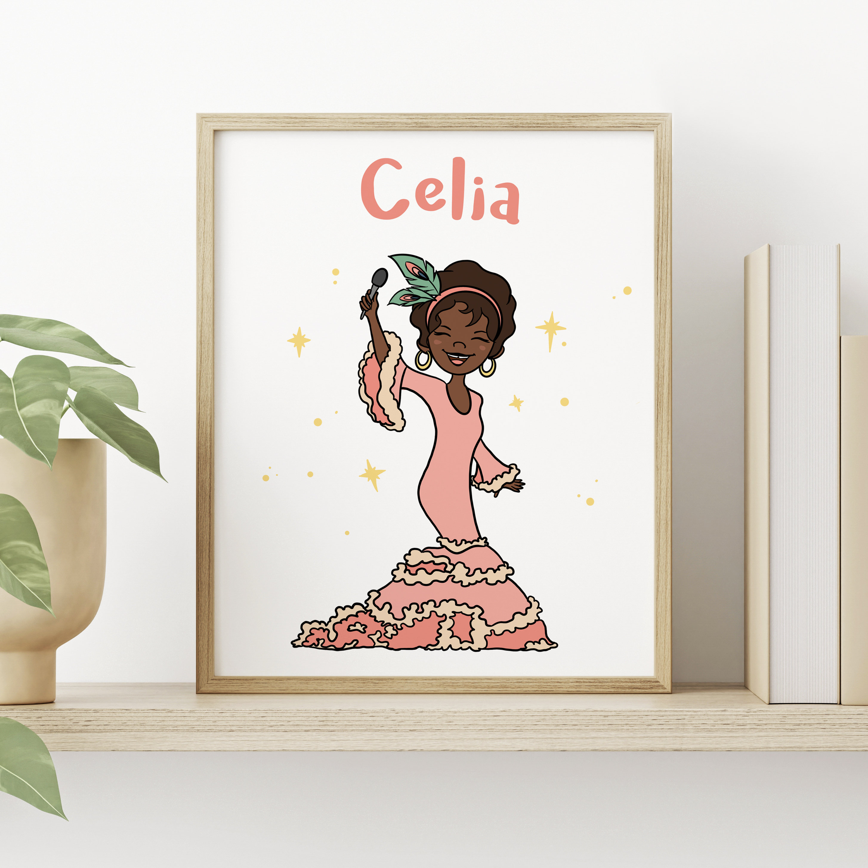 Celia Cruz Art Print - Etsy