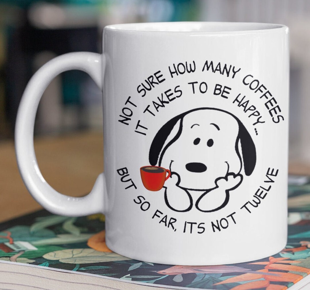 Snoopy Mug 11 Oz Cartoon Mug Snoopy Mugs Funny Coffee Mug - Etsy