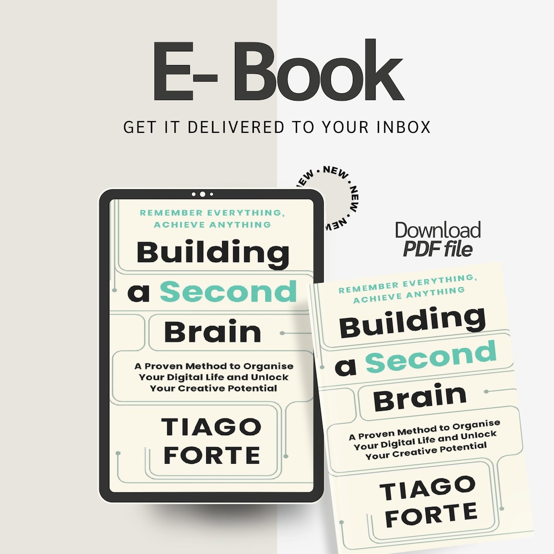 Building a Second Brain A Proven Method to Organise Your - Etsy