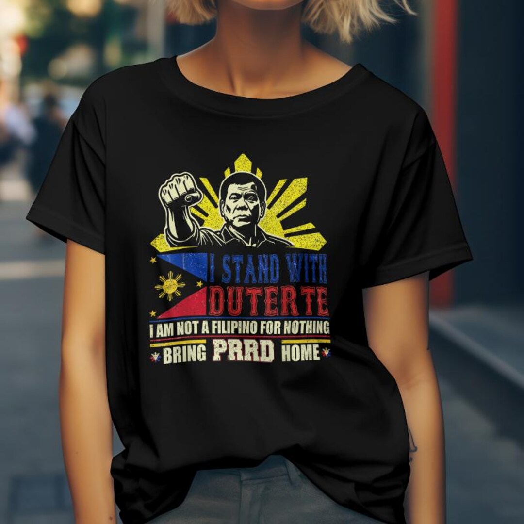 Free Duterte Supporter Png,i Stand for PRRD PNG, Duterte Shirt ...