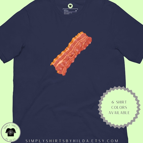 Bacon Tshirt - Etsy