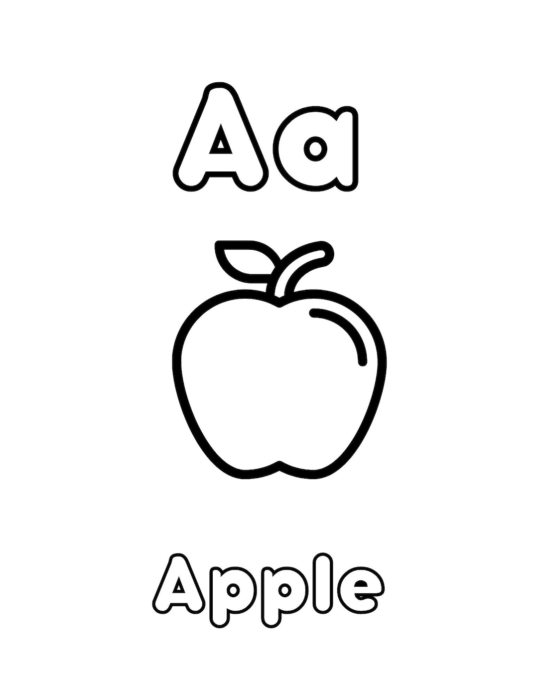 Coloring Letter - Etsy