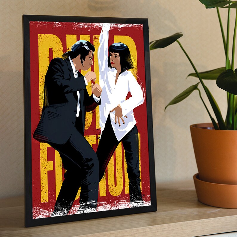 Pulp Fiction Leinwand Poster Wand Kunst Dekor Wohnkultur - Etsy.de