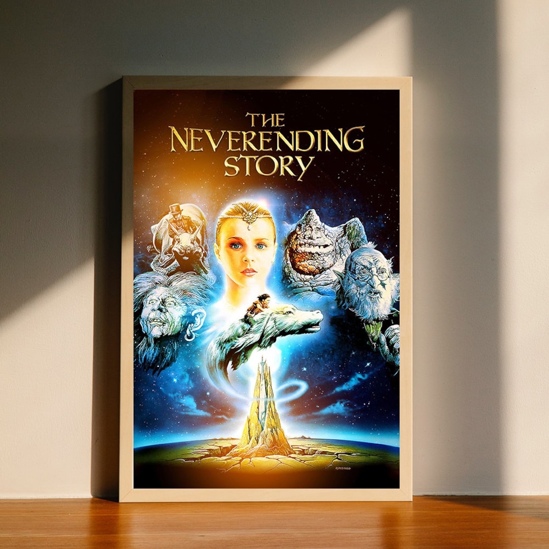 The Never Ending Story Movie Canvas Poster, Wall Art Decor, Home Decor ...