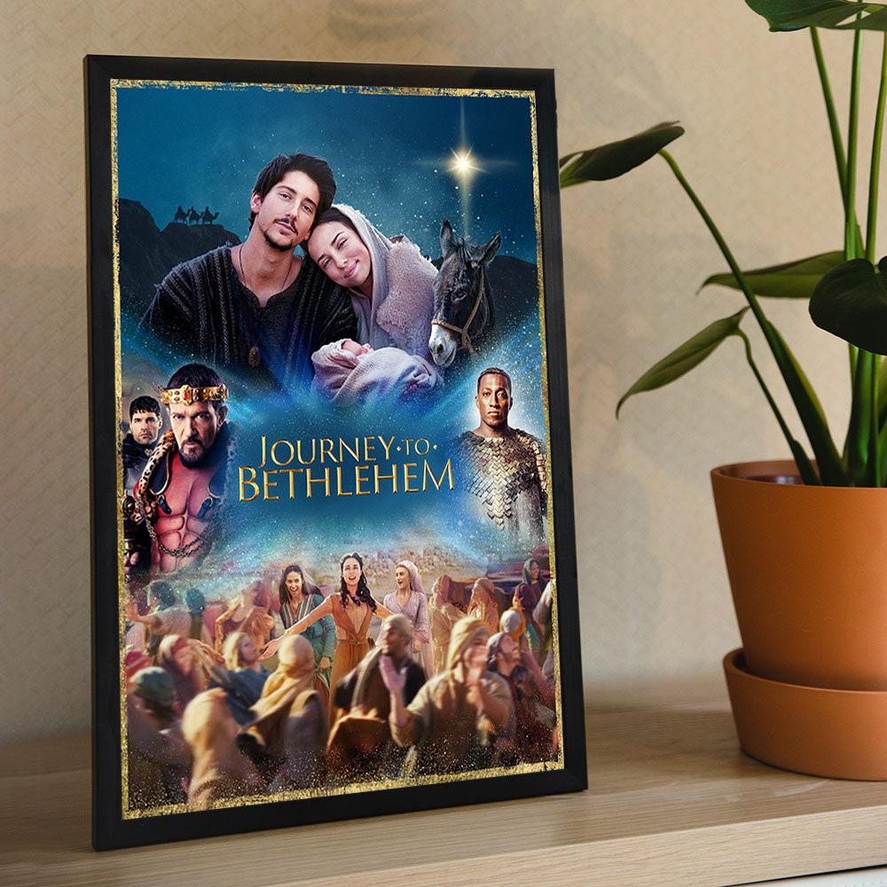 Journey to Bethlehem 2023 Movie Canvas Poster, Wall Art Decor, Home ...