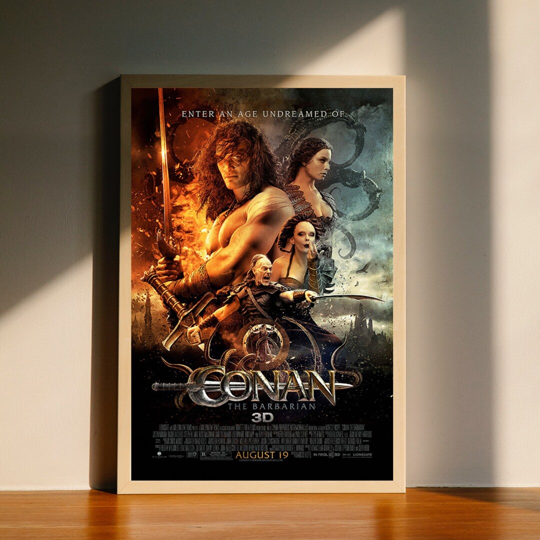 Conan the Barbarian Art Movie Canvas Poster, Wall Art Decor, Home Decor ...