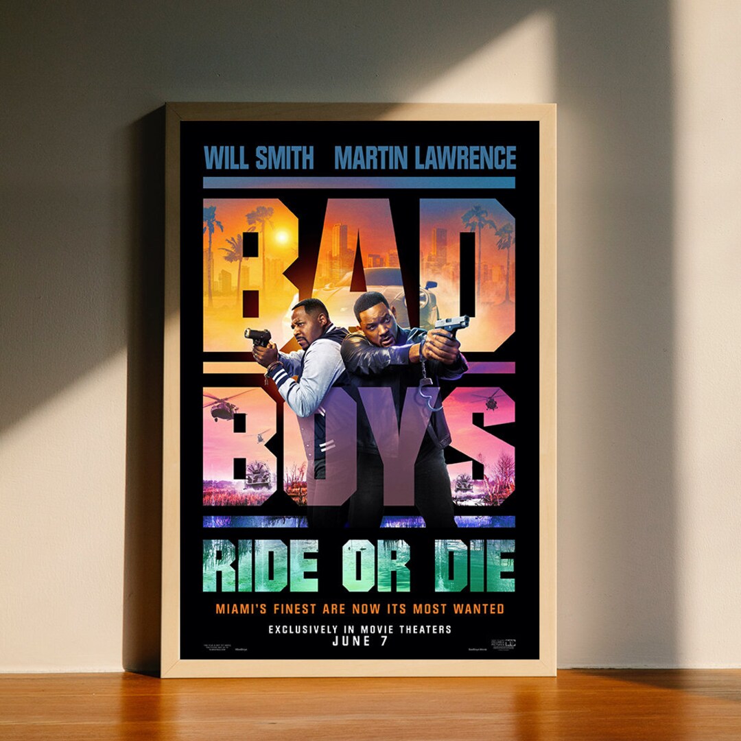 Bad Boys for Life Movie Canvas Poster, Wall Art Decor, Home Decor, No ...