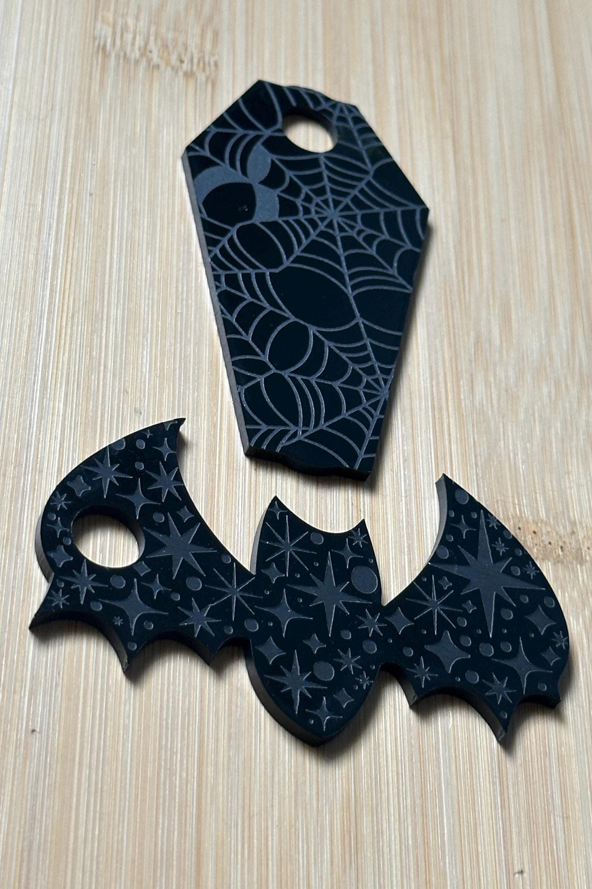 Spooky Coffin or Bat Straw Topper for 40 Oz Stanley Tumbler - Etsy