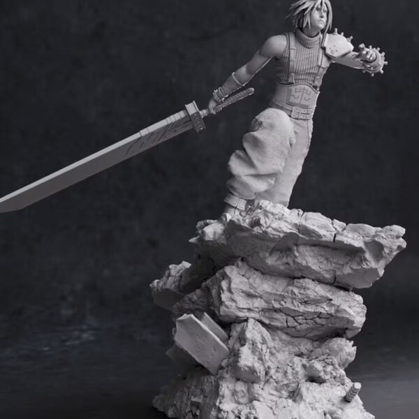 Cloud Strife Stl File - Etsy