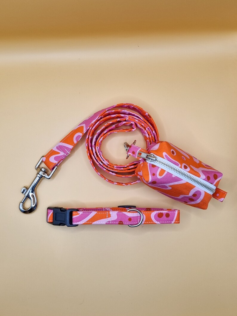 Collar, Leash & Poop Bag Holder Bundle, Gift for Dog, Dog Gift Bundle ...