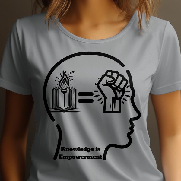 Knowledge is Power Shirt - Etsy