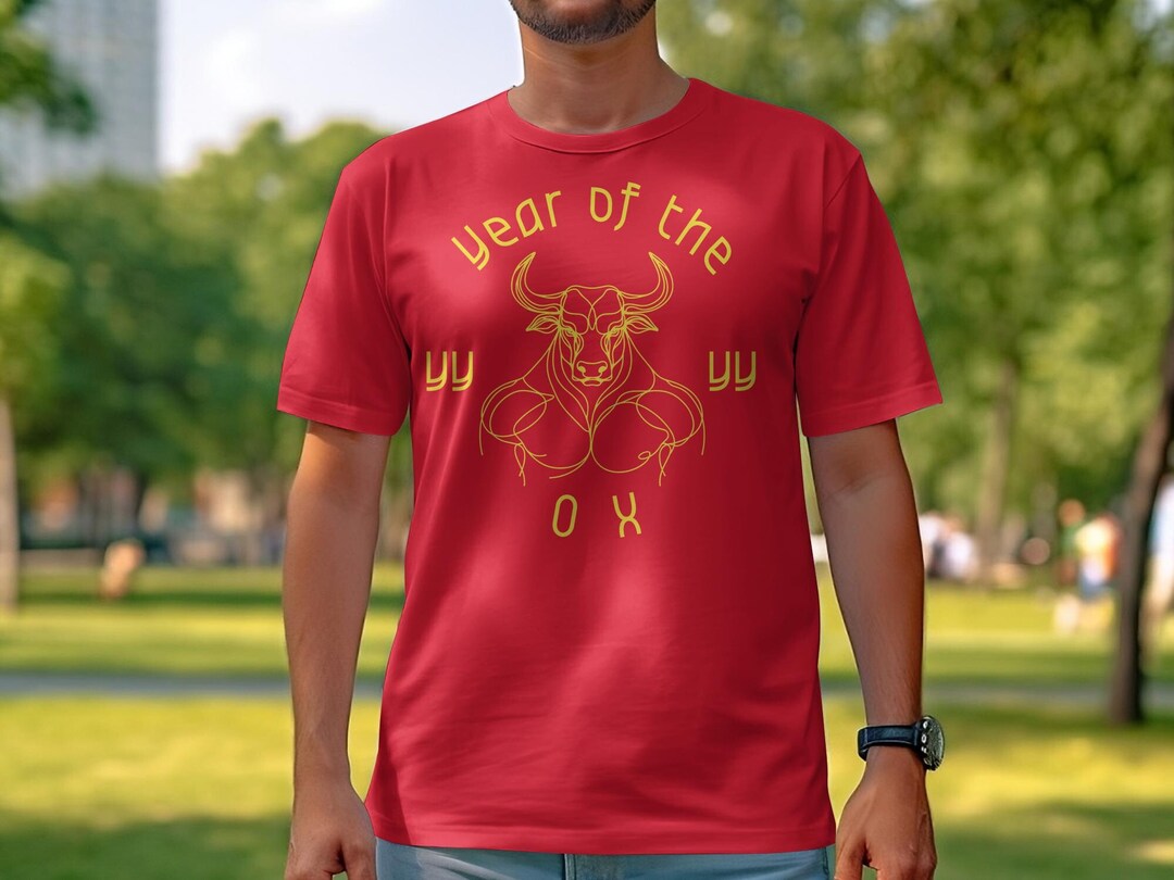 Personalized Year Chinese Zodiac Animal Year of the Ox T-shirt Chinese ...