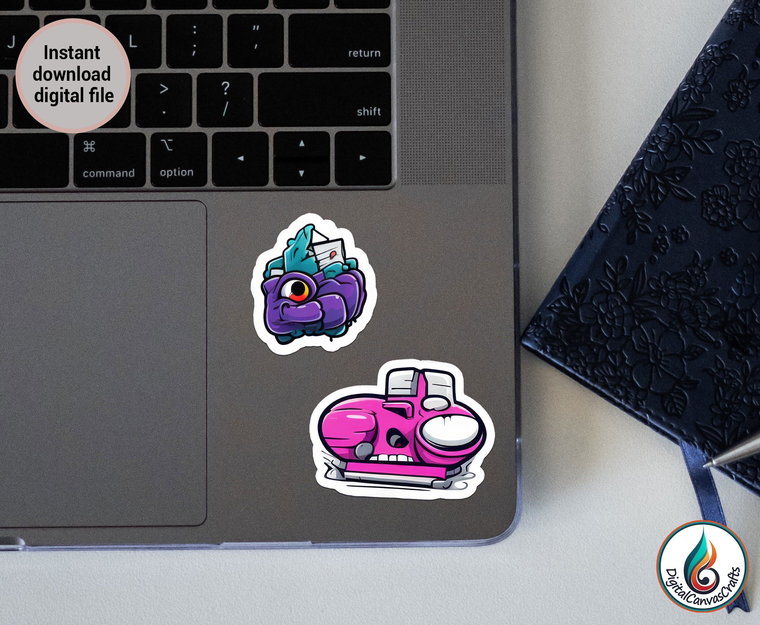 Graffiti Stickers Bundle 20, Digital Sticker Pack, Sticker Printable ...