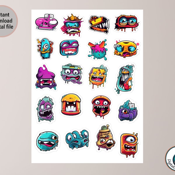 Graffiti Stickers - Etsy